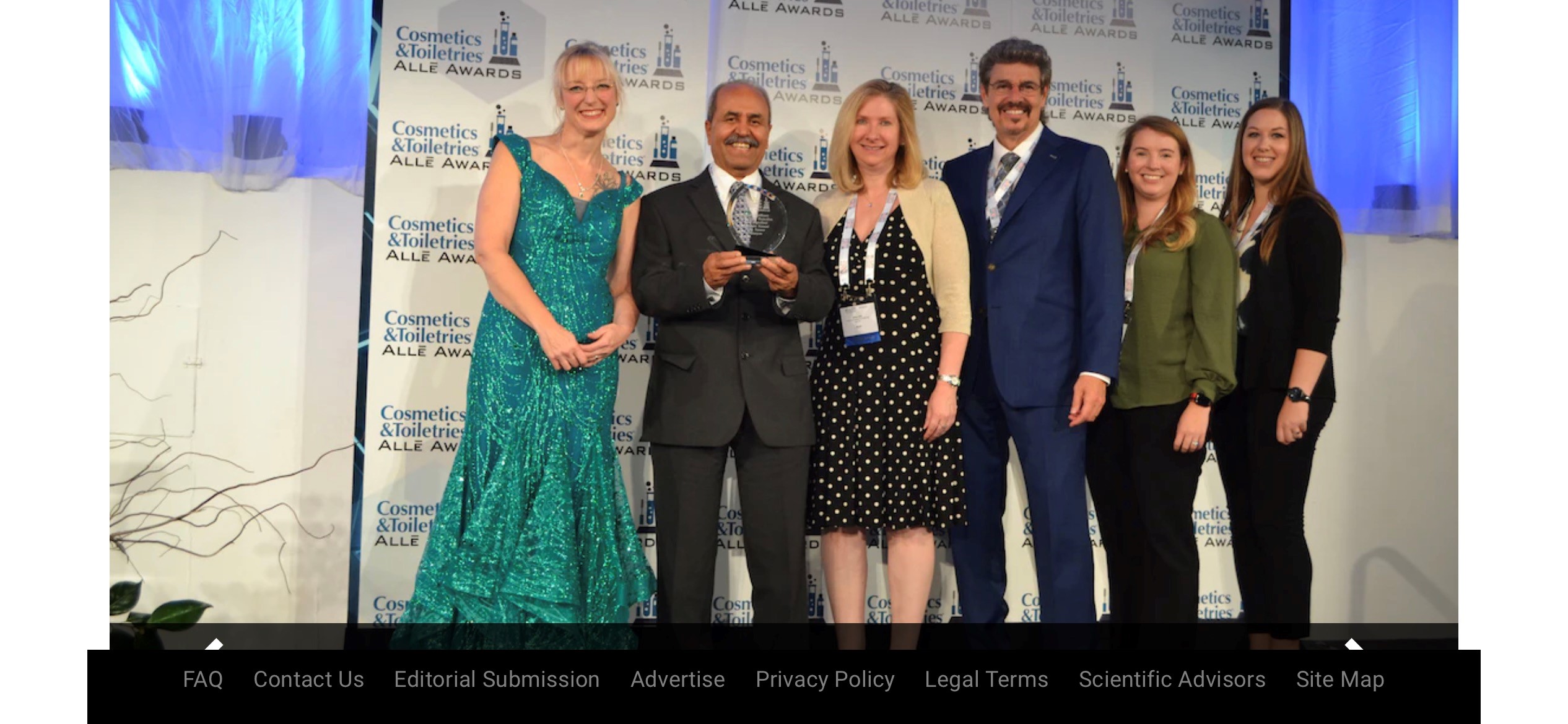 SolAmaze® Natural solution recognized with Cosmetic & Toiletries Allē Award